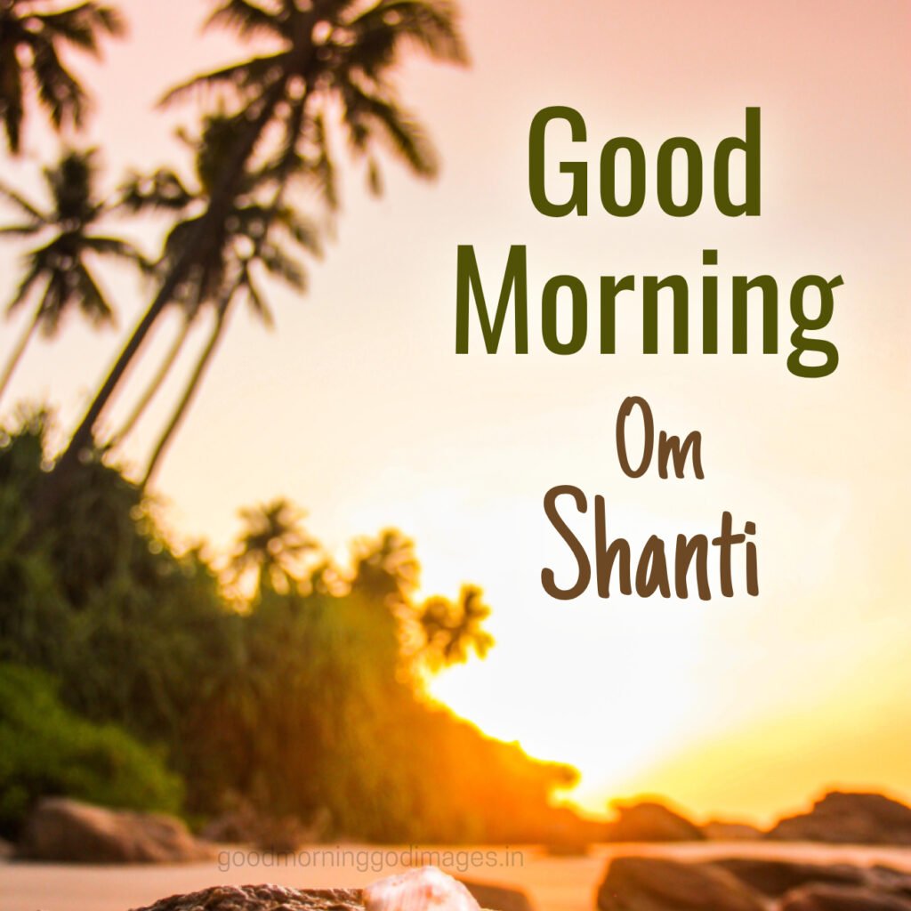 95+ Good Morning Bliss: Om Shanti Vibes in Daily Life - Good Morning ...